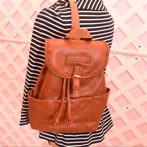 Bags | Brown Backpack | Poshmark